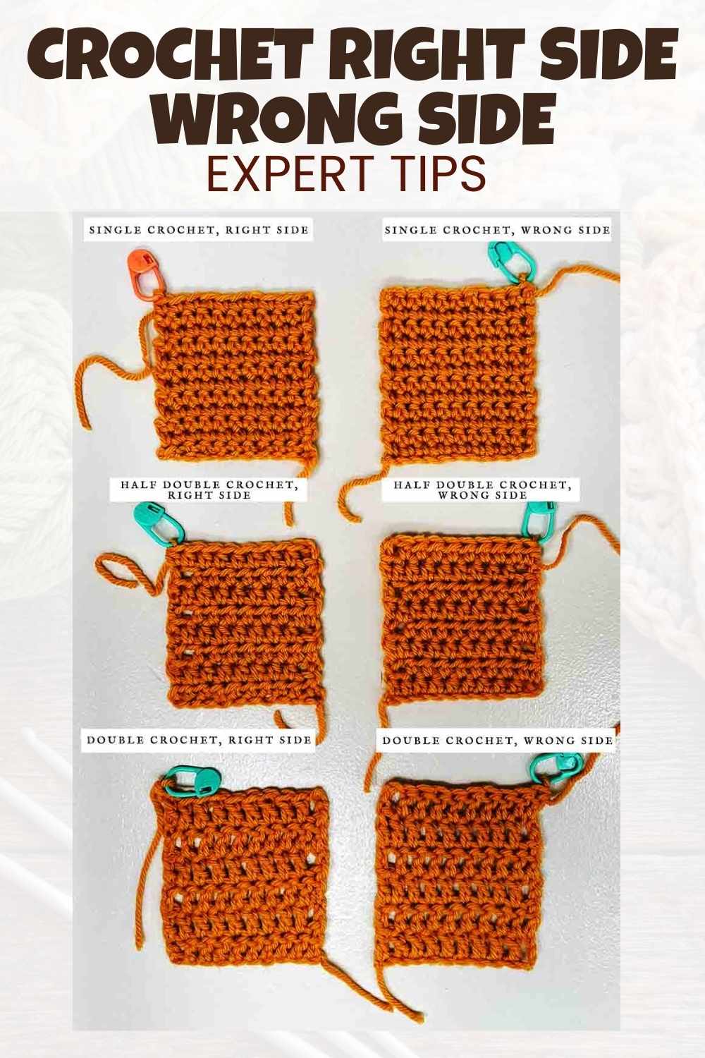 Right Side Vs Wrong Side Crochet - How To Tell Them Apart