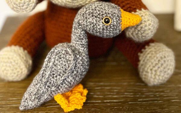 Free Crochet Greylag Goose Pattern by Lucy Kate Crochet