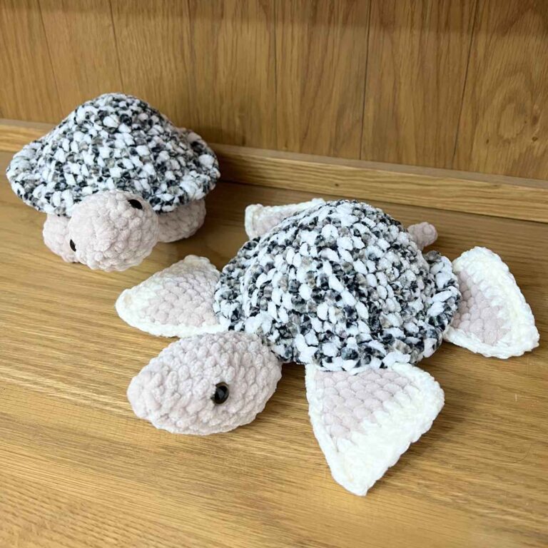 Easy Crochet Sea Turtle - Free Pattern by Lucy Kate Crochet