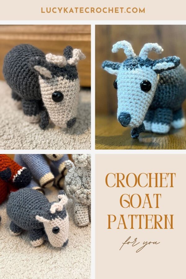 Crocheting an Amigurumi Goat - Free Pattern