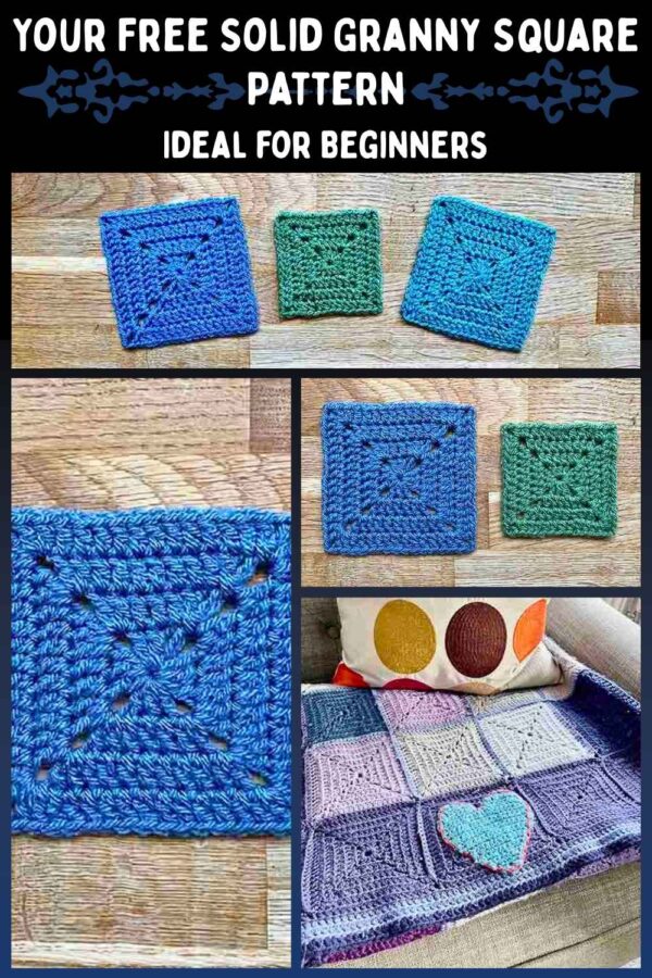 The Solid Granny Square - Easy, Satisfying, and Versatile