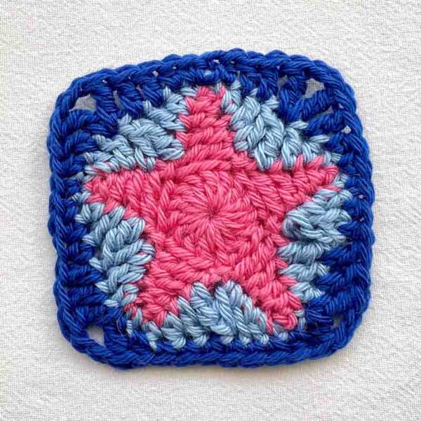 Fool Proof 5-Pointed Star Granny Square Pattern