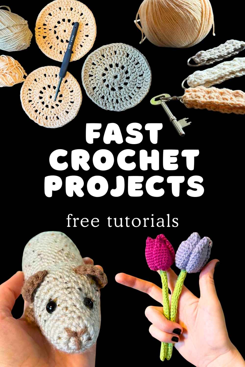 My Fastest Crochet Projects - 10 Free Quick Patterns