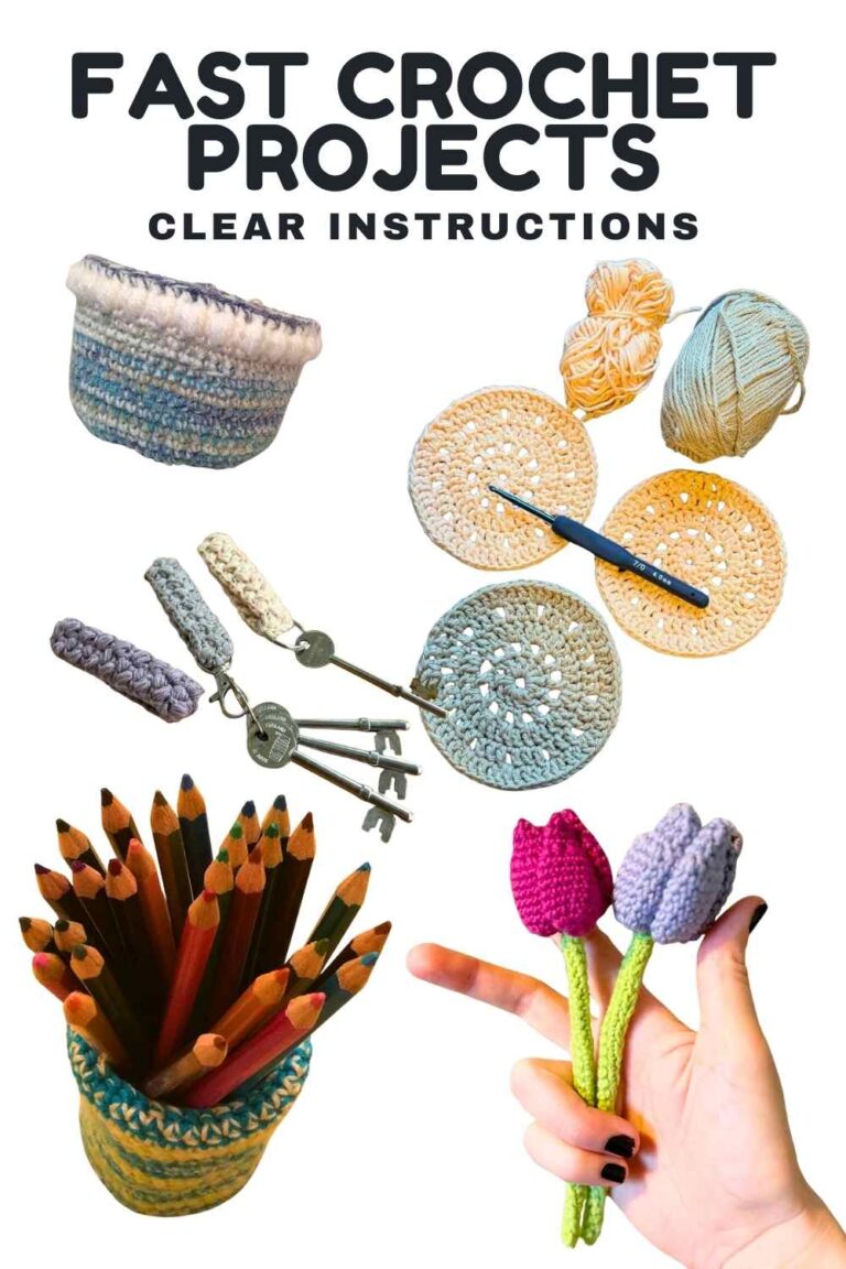 My Fastest Crochet Projects - 10 Free Quick Patterns