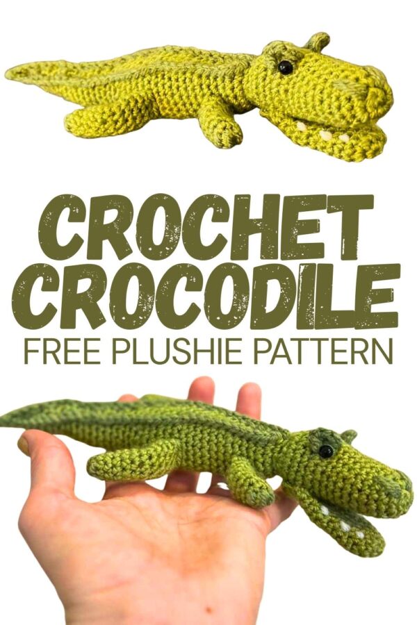 My New Free Crochet Crocodile Pattern