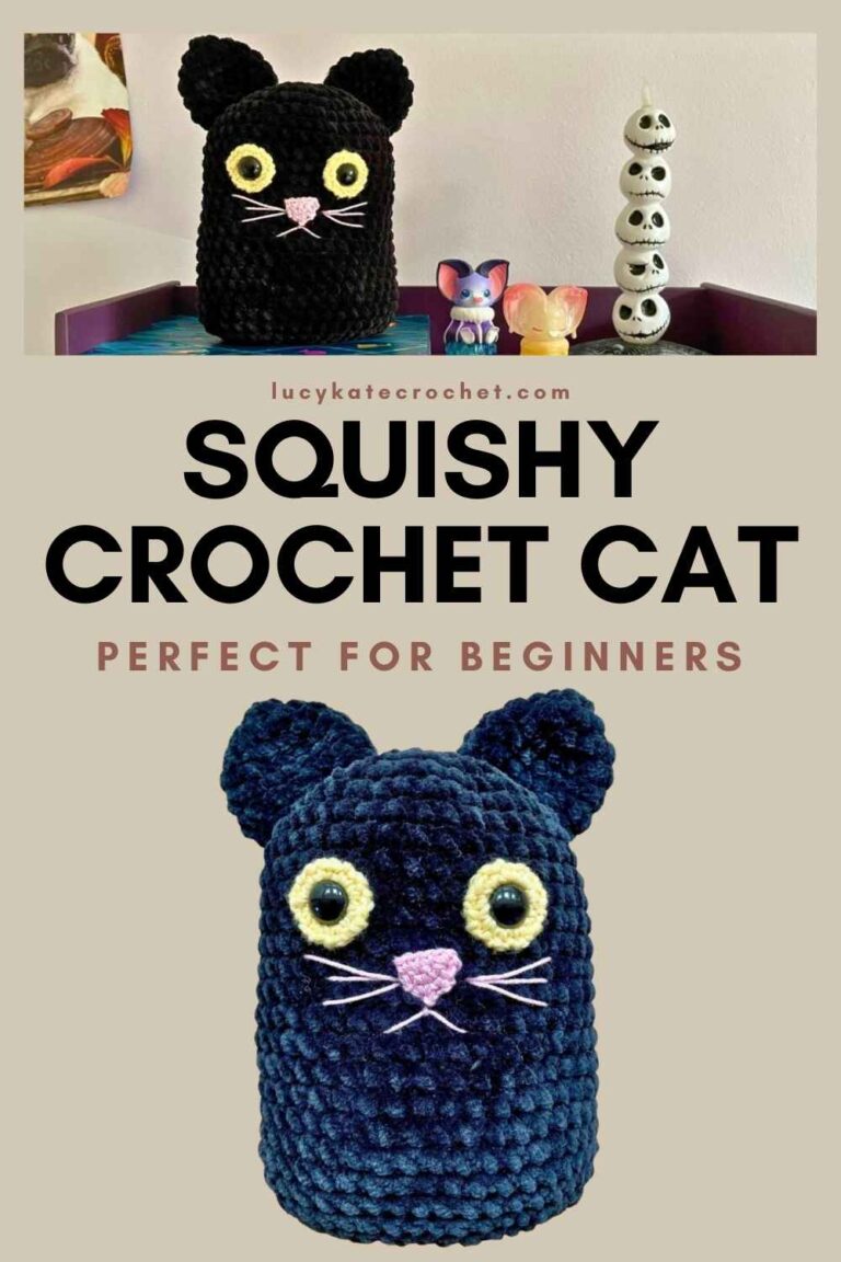 Free Squishy Crochet Cat Pattern - Perfect First Amigurumi Project!