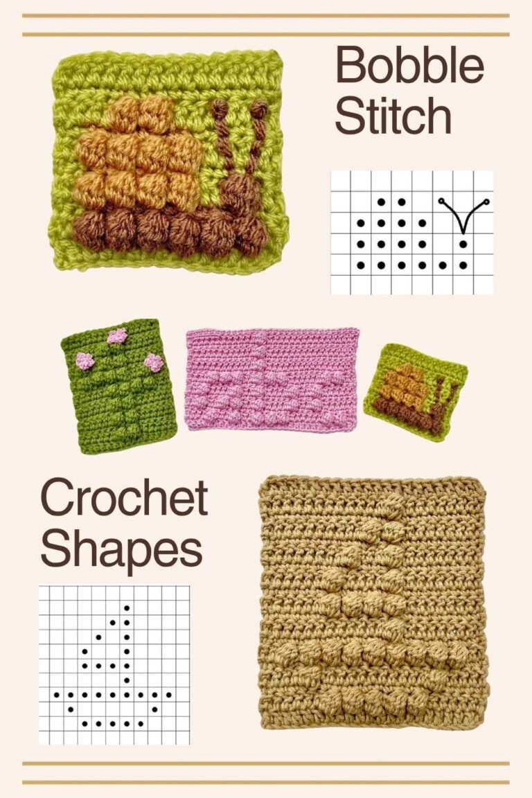A Beginner's Guide To Crocheting Bobble Stitch Shapes