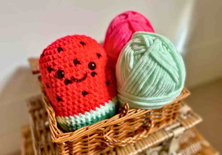 Free Squishy Crochet Watermelon Pattern
