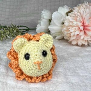 Free Crochet Lion Keychain Pattern
