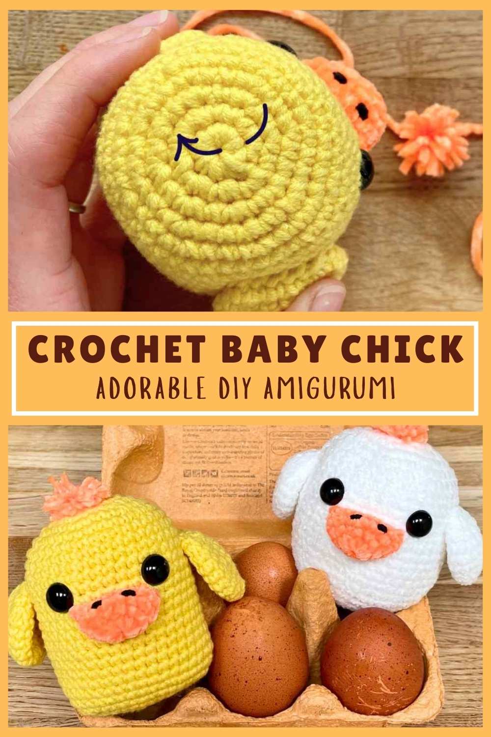 Free Squishy Crochet Chick Pattern - Easy Beginner Amigurumi