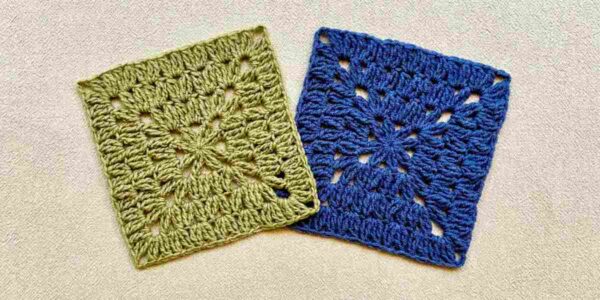 Treble Cluster V-Stitch Granny Square - Quick and Cozy Crochet
