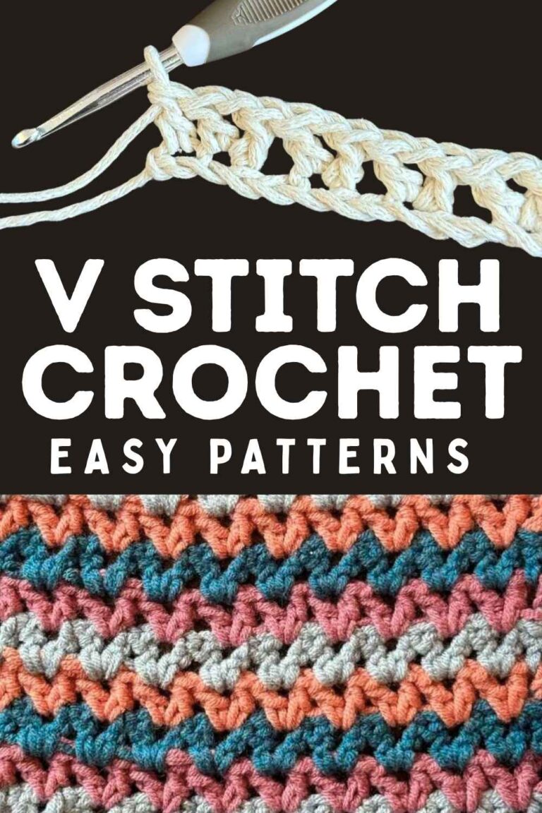 How To Crochet V Stitch - Beginners' Guide