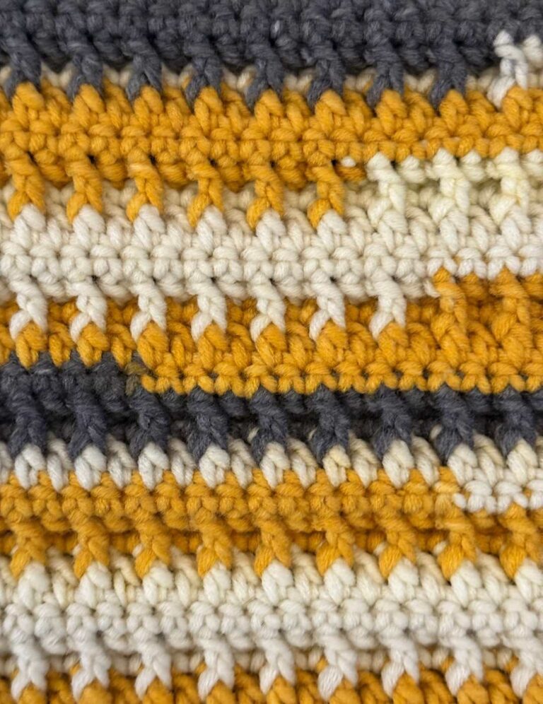 Front Post Double Crochet - Tutorial and Free Pillow Pattern